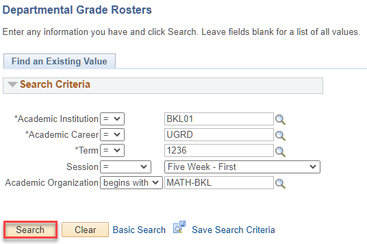 How to: View Department Grade Rosters - BC Knowledge for Employees