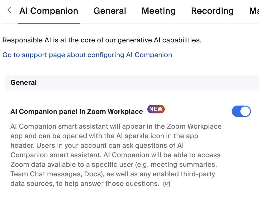 What is the Zoom AI Companion? – BC Knowledge for Employees