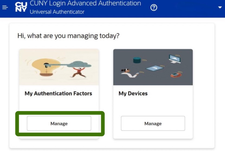 How do I setup my CUNY Login Multi-Factor Authentication (MFA)? – BC ...