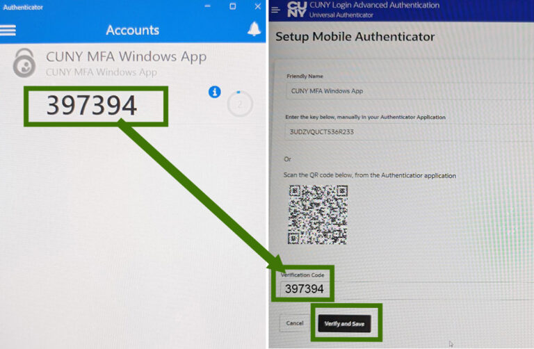 How do I setup Oracle Authenticator on my PC for CUNY Login Multi-Factor Authentication (MFA ...